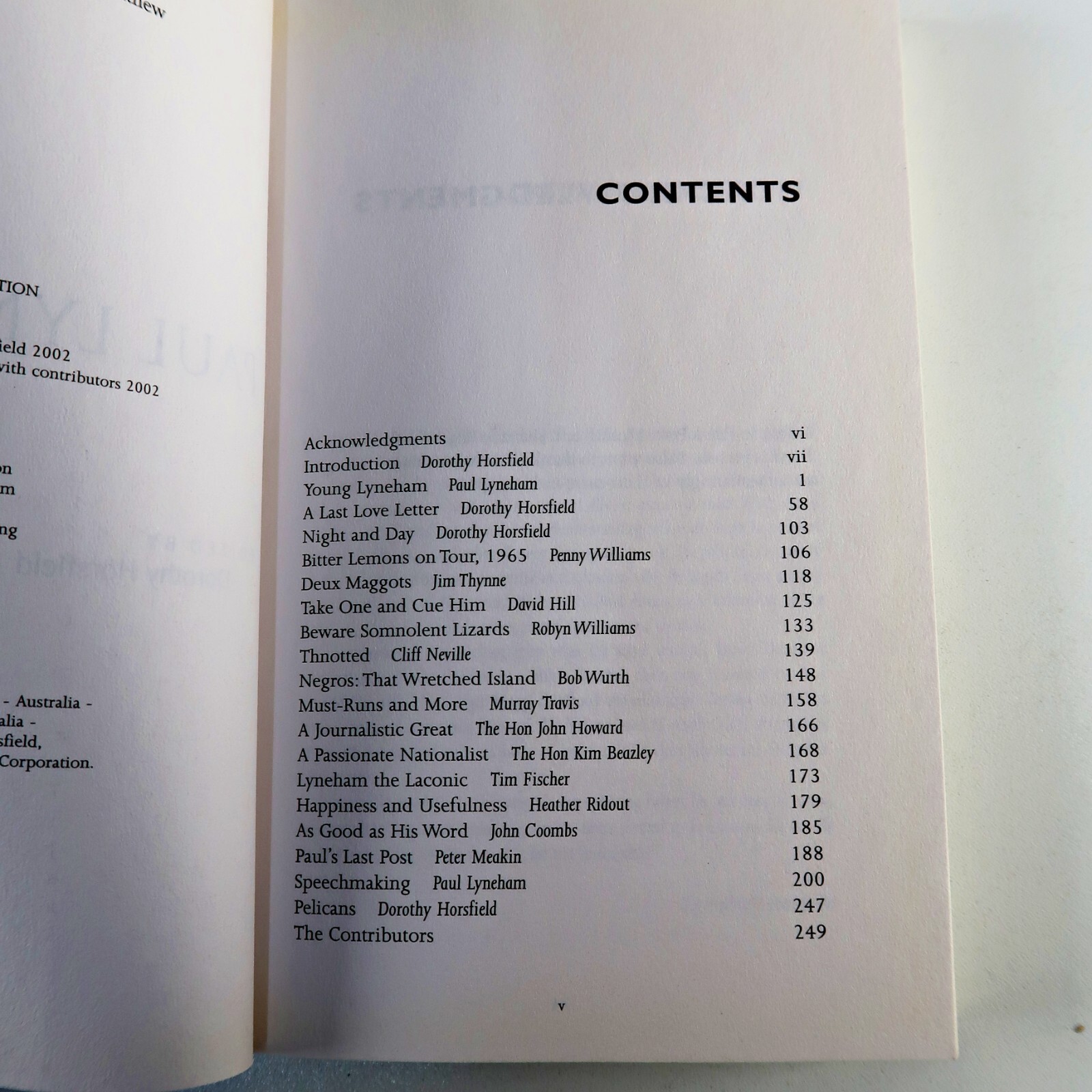 Paul Lyneham, a Memoir by Dorothy Horsfield (Paperback, 2002) for sale ...