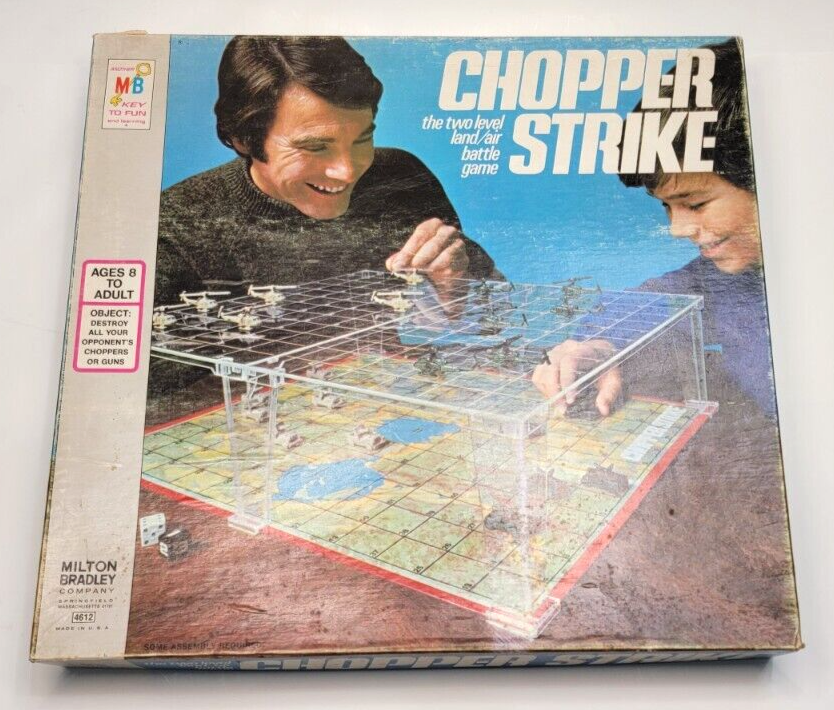 Chopper Strike Board Game 1976 Milton Bradley COMPLETE | eBay