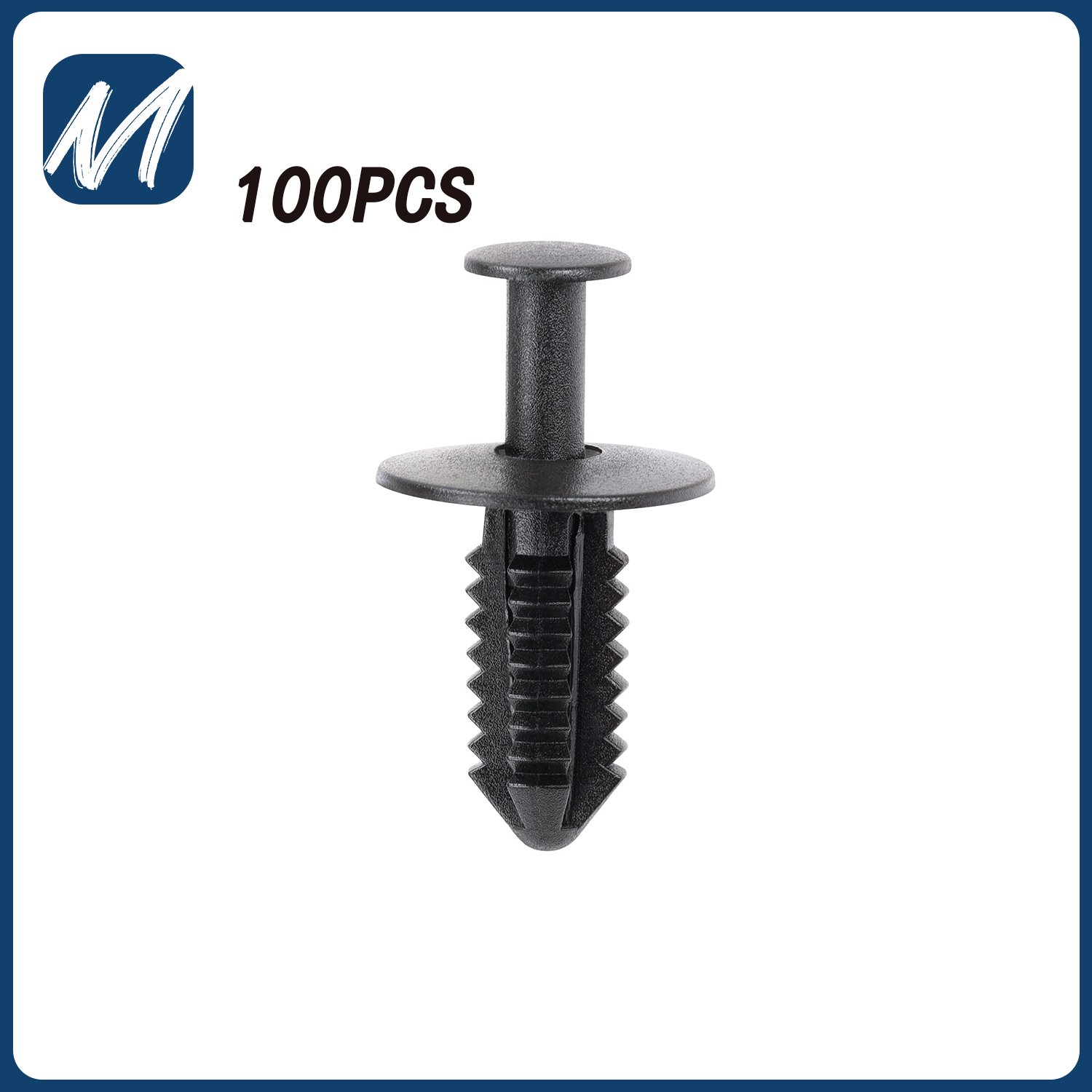 100 Pcs Fender Liner Rivet Push Type Clip Retainer For Mercedes Benz ...