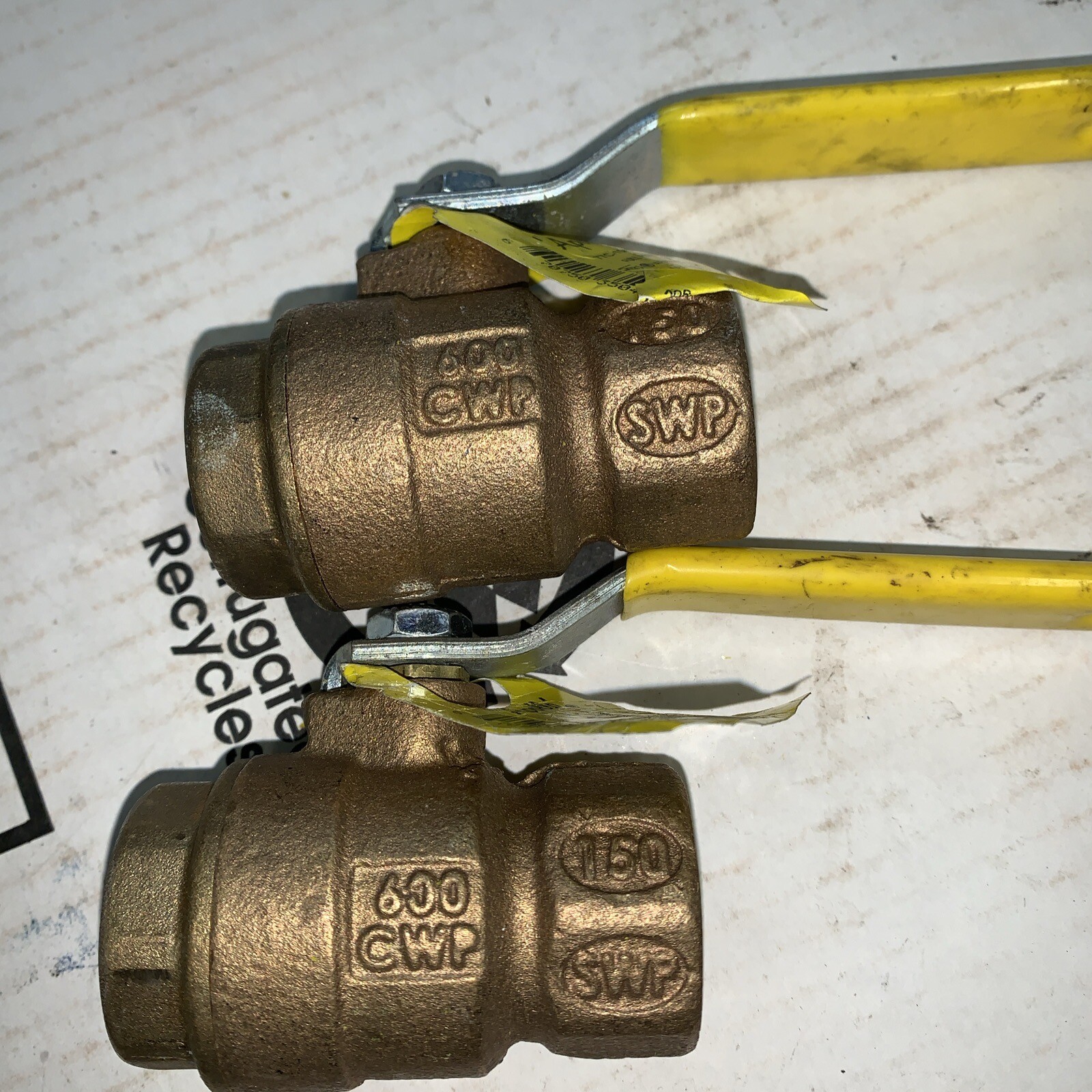 Apollo LOT OF TWO Ball Valves Bronze 3/4" 77C-104-01A 600 CWP 150 SWP ...