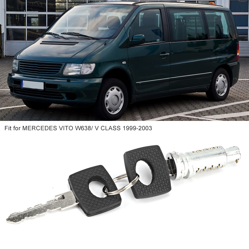 .* Door Lock Barrel With 2 Keys 6707600205 For VITO W638/ V CLASS ...
