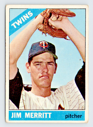 1966 Topps Card, #97 Jim Merritt, Minnesota Twins Rookie | eBay