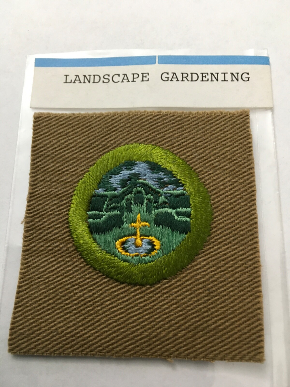 LANDSCAPE GARDENING SQUARE MERIT BADGE | eBay