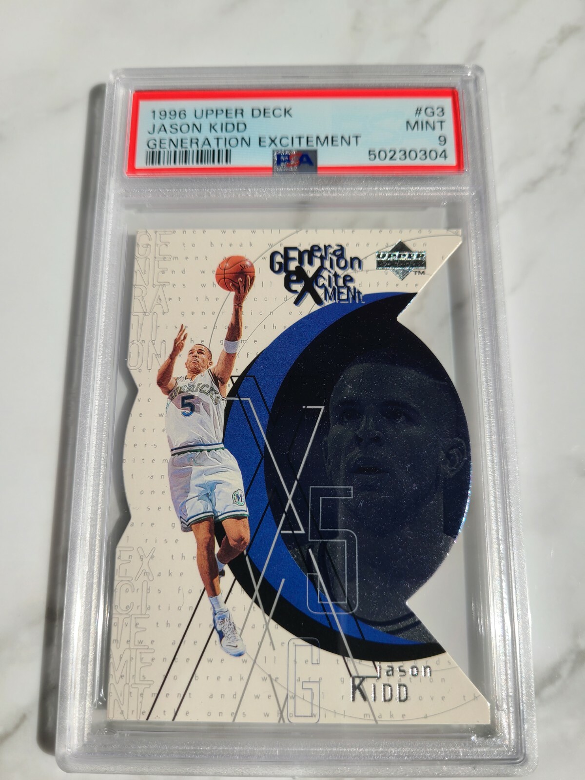 1996 Upper Deck Jason Kidd Generation Excitement Basketball Card PSA 9 ...