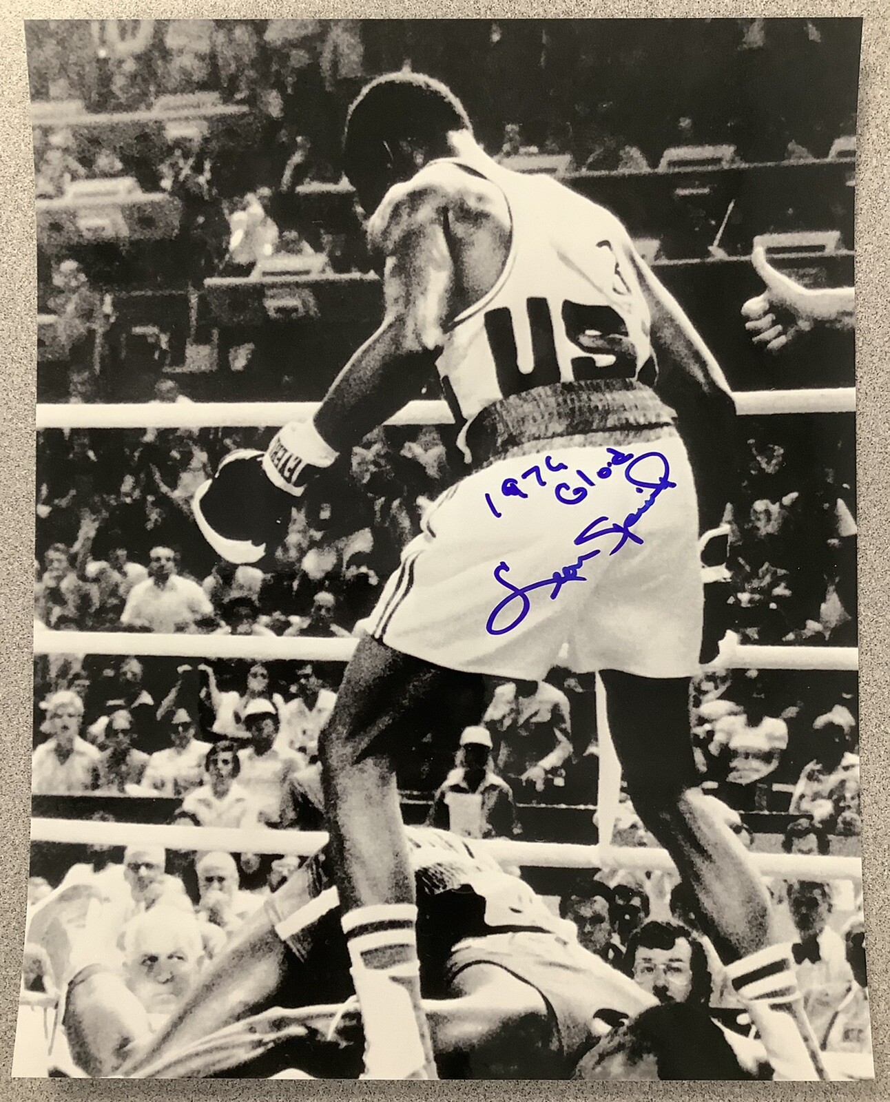 Leon Spinks Signed Photo 8x10 Boxing Autograph USA Olympics 1976 Gold ...