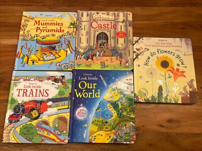 Usbourne Look Inside Flap Books Good Condition Lightly Used Homeschool ...