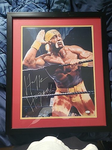 Hulk Hogan Signed Autographed Framed 16x20 Photo JSA Authenticated 2 | eBay