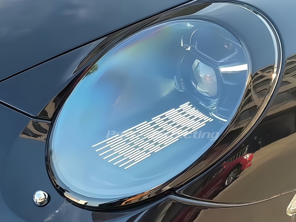 Left & Right LED Matrix Laser Headlight Upgrade For 2005-2012 Porsche ...