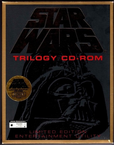 Star Wars Trilogy CD-Rom Limited Edition Mint Condition! W/ Certificate ...