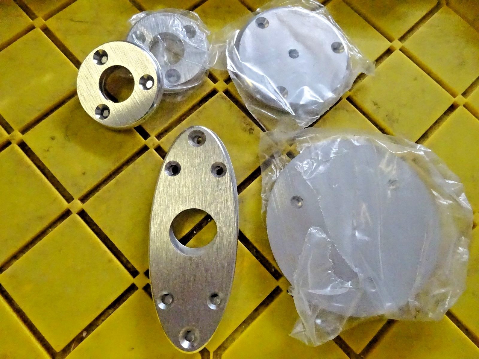 10 PC ALUMINUM BOAT TOWER 1/4" BASE PLATES | eBay