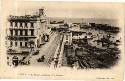 CPA AK Algérie-Alger-Le Palais Consulaire et la Marine (238858) | eBay