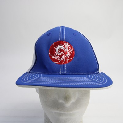 Bluefield College Rams Pacific Headwear Fitted Hat Unisex Blue/White ...