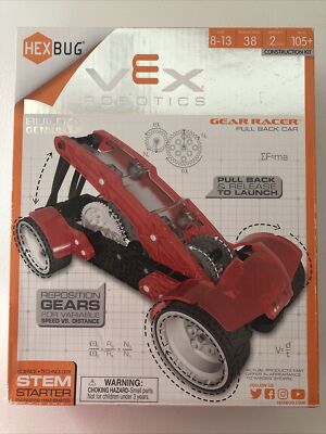 HEXBUG VEX Robotics Gear Racer Car STEM Science Construction Kit Toy ...