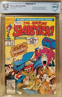 Slapstick 1 CBCS 9.2 wp 1st app & origin of Slapstick spiderman cameo ...