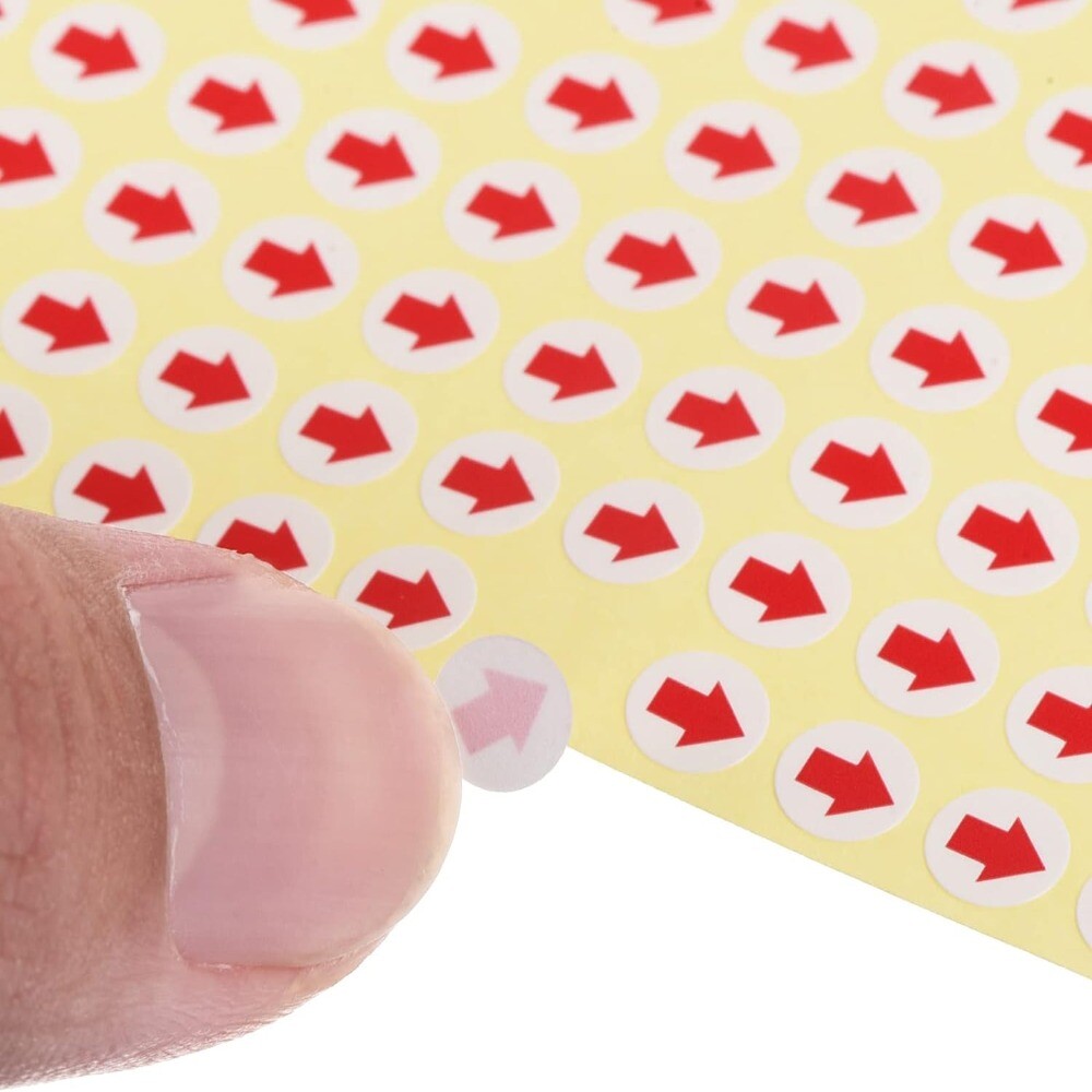 Red Arrow Stickers 15 Pcs Copper Plate Sticker Small Office | eBay