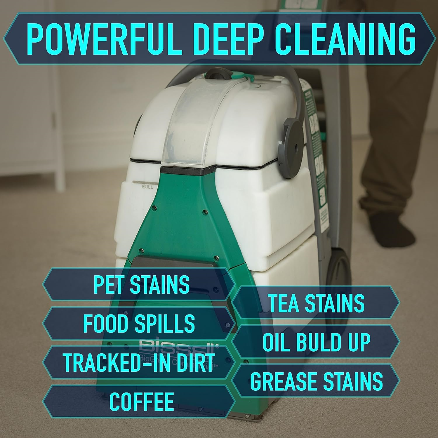 Extractor Shampoo Low Foaming Carpet Cleaner 1 Gallon Machine Use ...