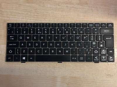 Advent Tacto UK Layout QWERTY Laptop Keyboard D0K-V6378G GREY | eBay