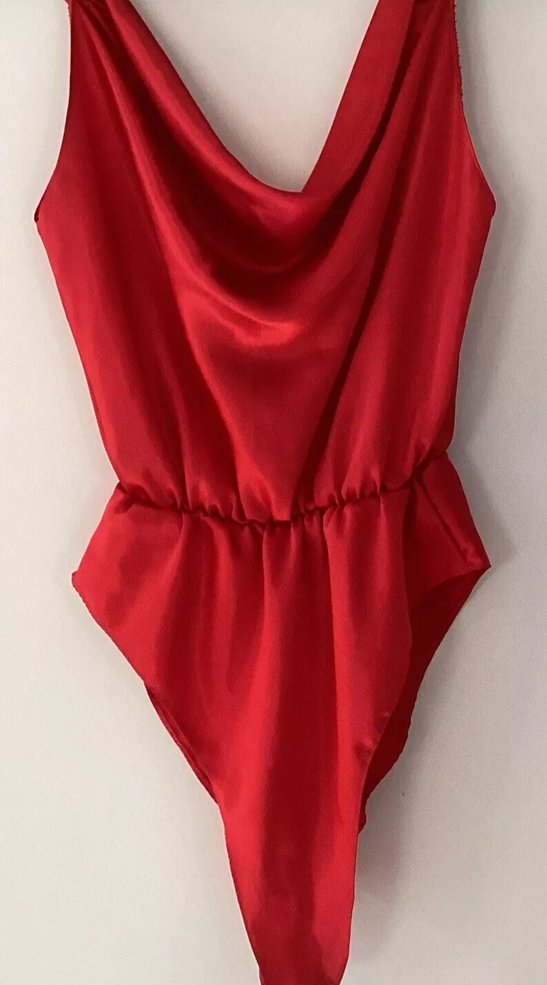 Jezebel RED Teddy Never Worn Valentines Christmas RN 17400 | eBay