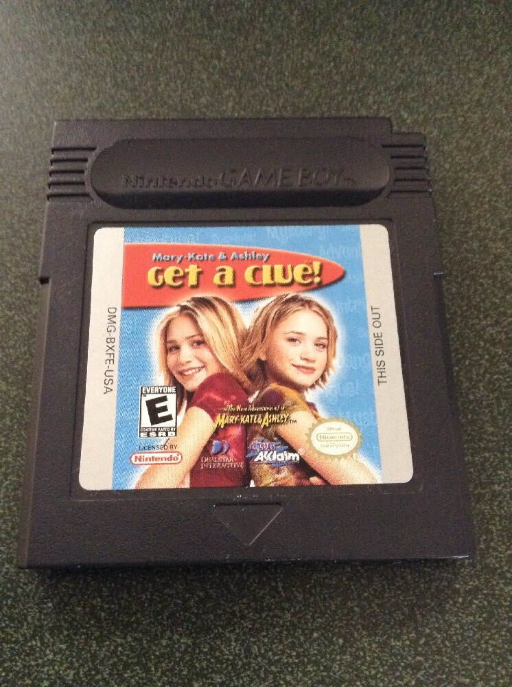 Mary-Kate And Ashley: Get a Clue Nintendo Gameboy Color Game Cartridge ...