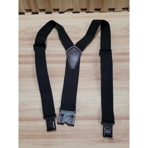Dickies Elastic Solid Black Suspender with Belt Clip-End (Men) | eBay