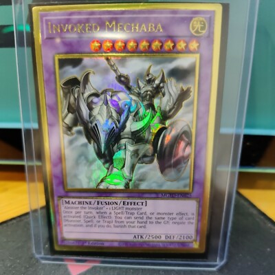 Yugioh Invoked Mechaba Gold Rare MGED-EN025 1st Ed Pre-Order 11/19 Alt ...