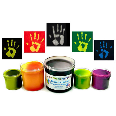 Color Changing Thermochromic Paint Temperature Activated Heat Sensitive ...