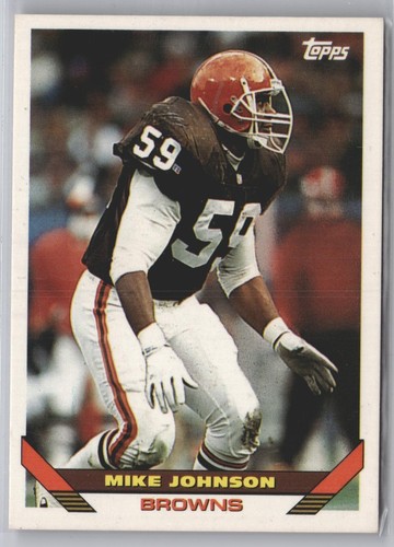 1993 Topps Football Card #405 Mike Johnson | eBay