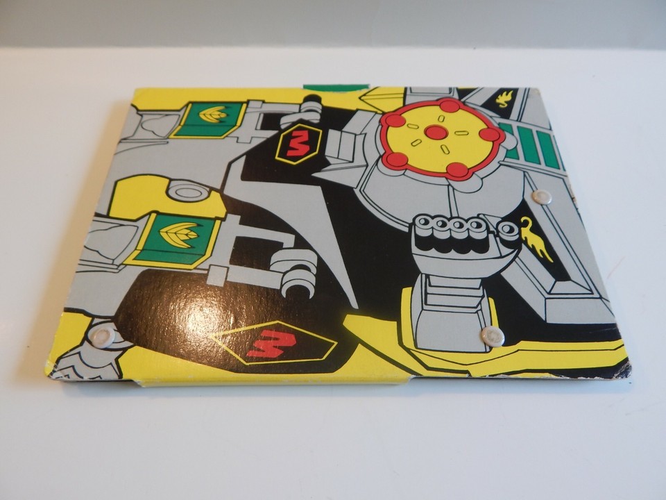 Honey Bear Power Rangers DRAGON ZORD & MEGAZORD Giant Flip Up Play Book ...
