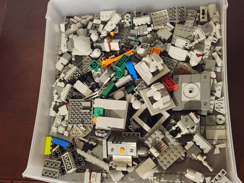 Lego lot of incomplete builds & parts + extra Minifigures | eBay