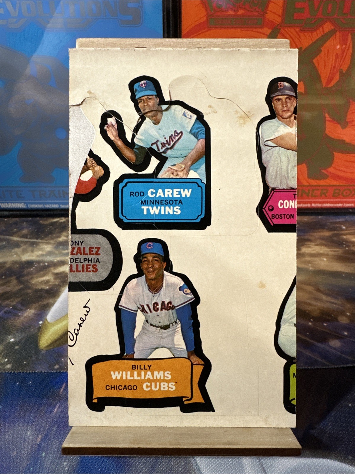 1968 TOPPS ACTION ALL-STAR STICKERS TONY GONZALEZBILLY WILLIAMSROD ...