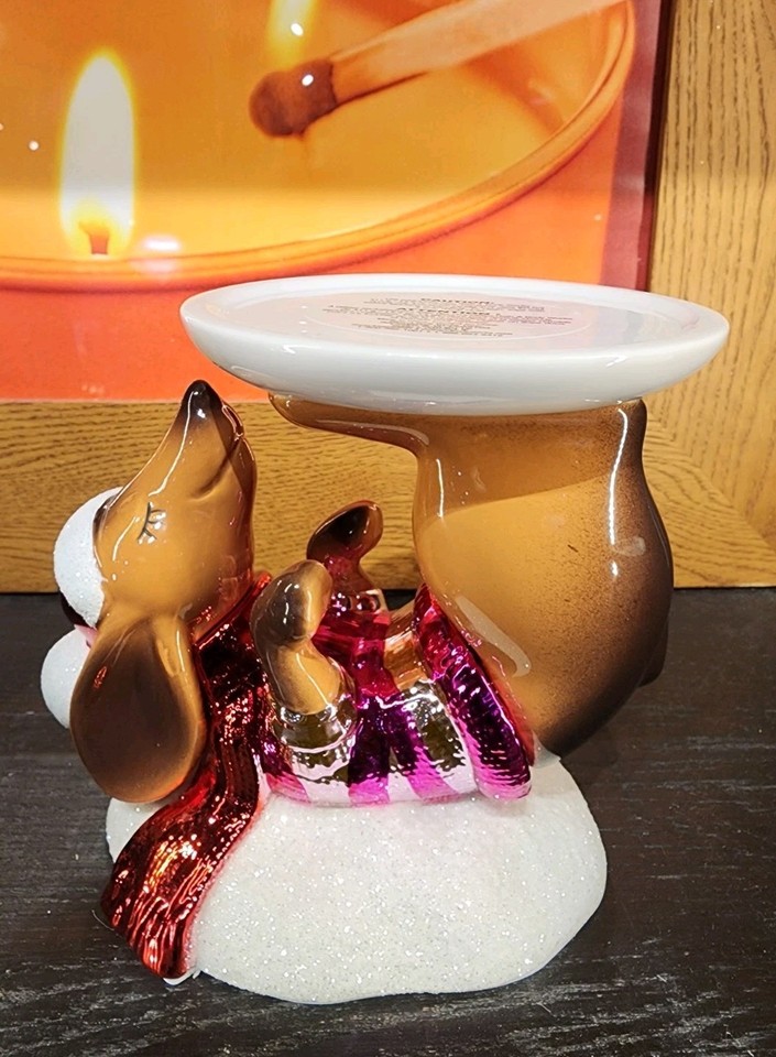 Bath & Body Works Dachshund Christmas Tree Pedestal Candle Holder Brand ...