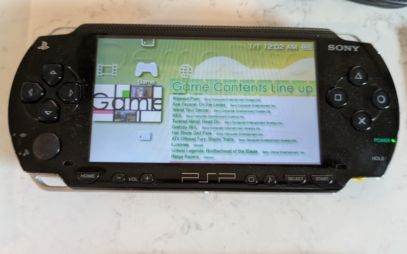 Sony PSP Go PSP-1001 PlayStation Portable - Black with Charger/Cover ...