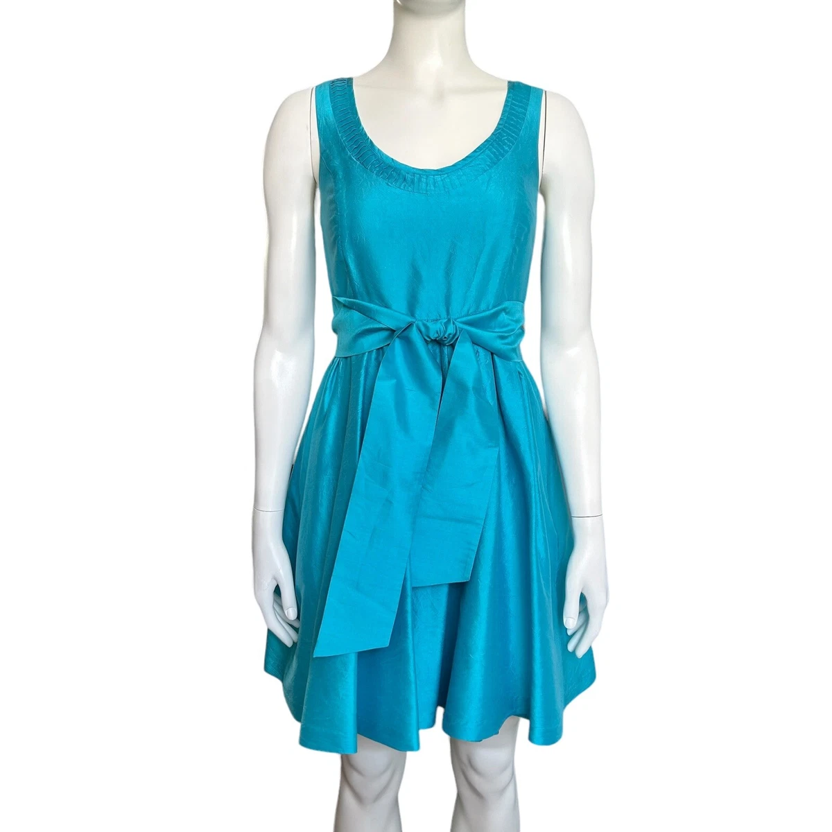 Cyan Color Dress