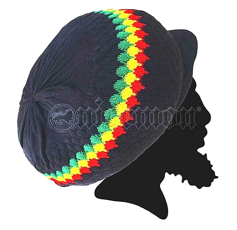 Rasta Rastafari Hat Cap Rastacap Reggae Jamaica Headwear Dreadlocks ...