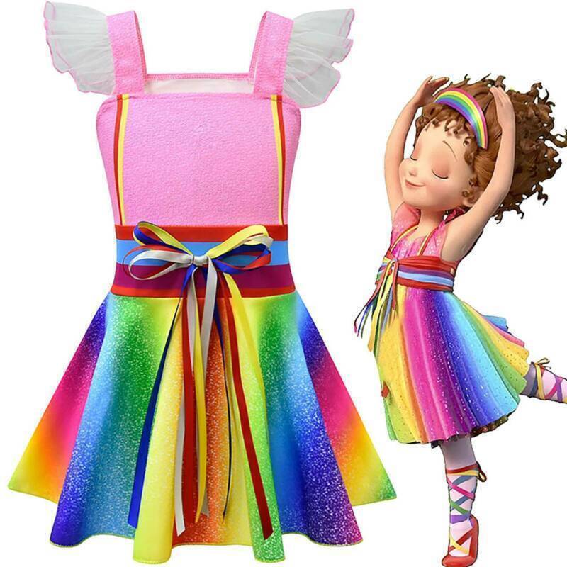 Girls Nancy Princess Fancy Dress Pageant Dance Party Cosplay Costume ...