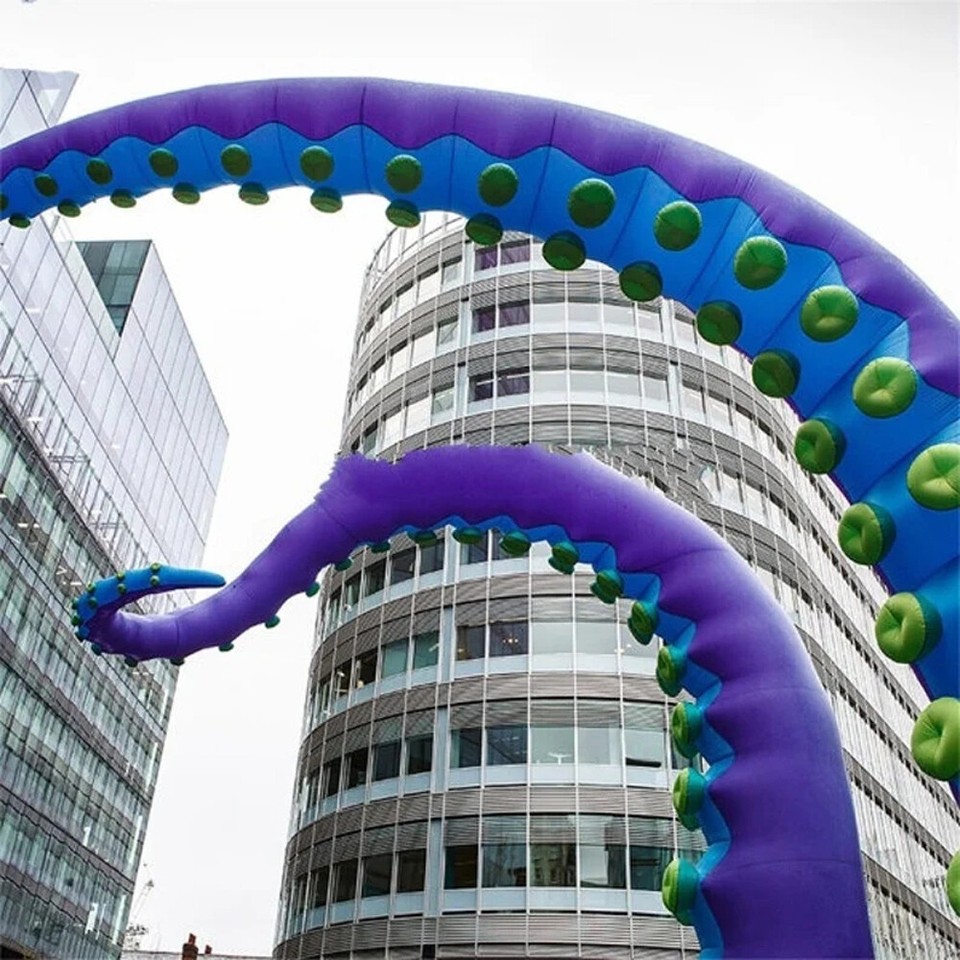 1pcs Inflatable Octopus Tentacles Inflatable Octopus arm Halloween ...