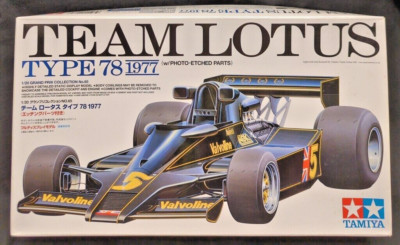 TAMIYA 1/12 TEAM LOTUS JPS MkIII F1 Racing Car Plastic Model Kit Big ...
