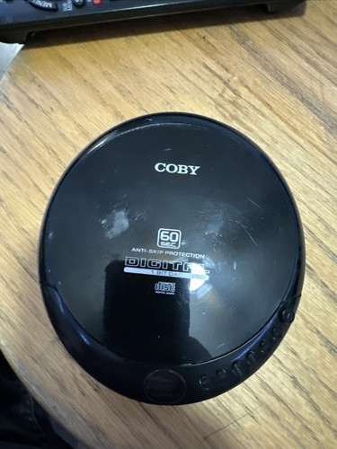 COBY Portable CD Player NO headphones CD-191-BLK TESTED WORKS Great | eBay