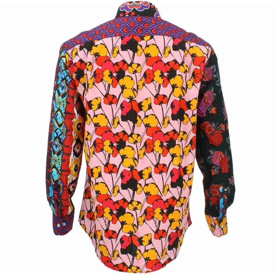 Mens Shirt Loud Originals REGULAR FIT Mixed Random Retro Psychedelic ...