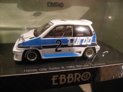 1:43 Ebbro Racing Honda City Turbo R 1982 Suzuka #2 J.Palmer in OVP | eBay