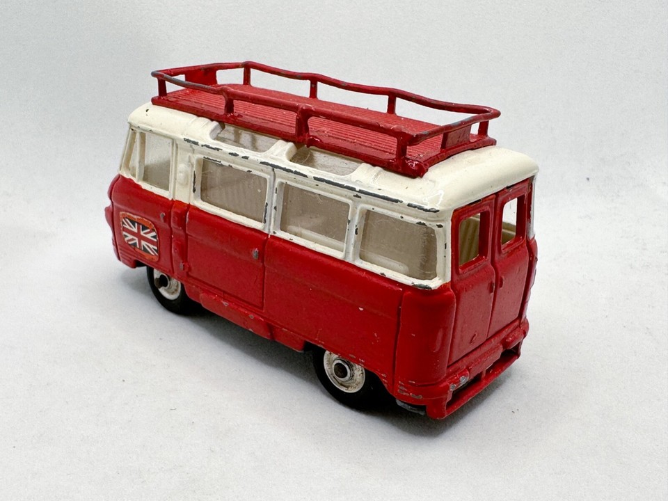 RARE VINTAGE CORGI TOYS 508 HOLIDAY CAMP COMMER BUS 2500 ORANGE 1967 ...