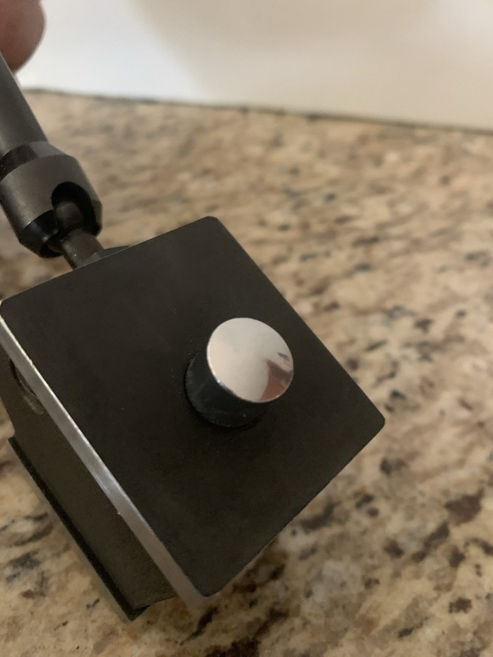 Starrett No. 657 Magnetic Base With Starrett Indicator Arm Has Fine ...