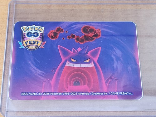 2025 Pokemon Go Festival Gengar Sticker, San Francisco.. Mint | eBay