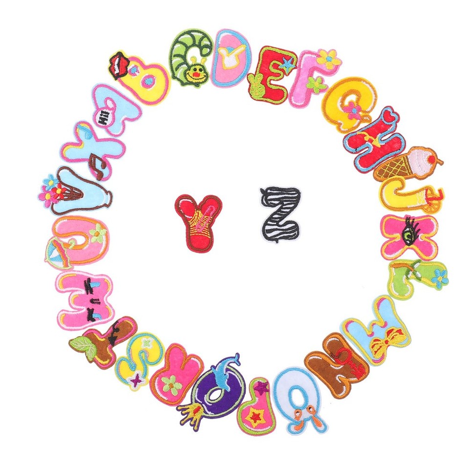 Embroidery Cloth Patches Bag Embroidery Stickers Polyester Cloth ...