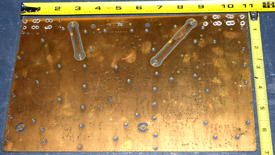 2 BIG scrap boards FULLY GOLD PLATED depopulated circuit recovery RF ...