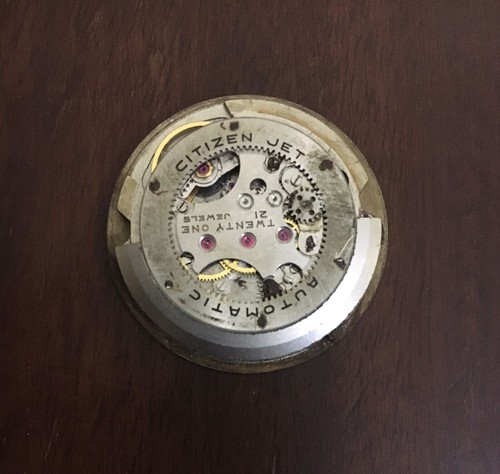 Vintage Citizen Jet Automatic 21 Jewels Movement For Parts | eBay