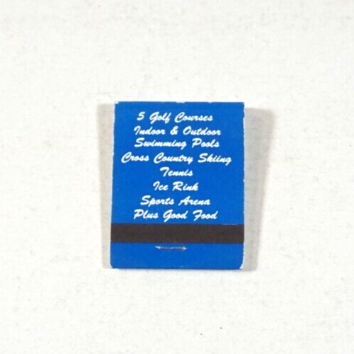 Matchbook Full Mountain Manor Inn and Golf Club Marshalls Creek PA Ice ...