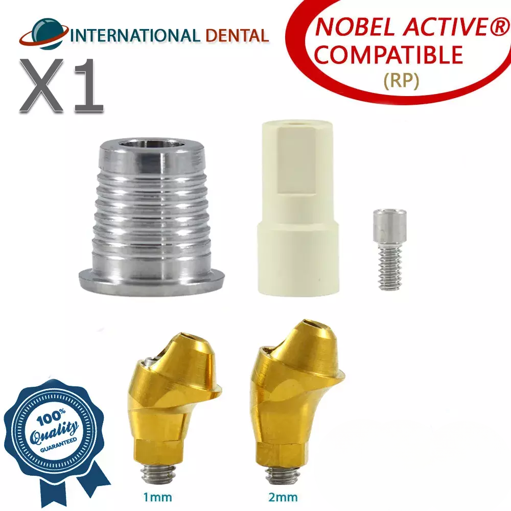 Angulated Multi Unit 1.6 CAD/CAM Set 17° Conical Active Hex RP 2.65mm ...