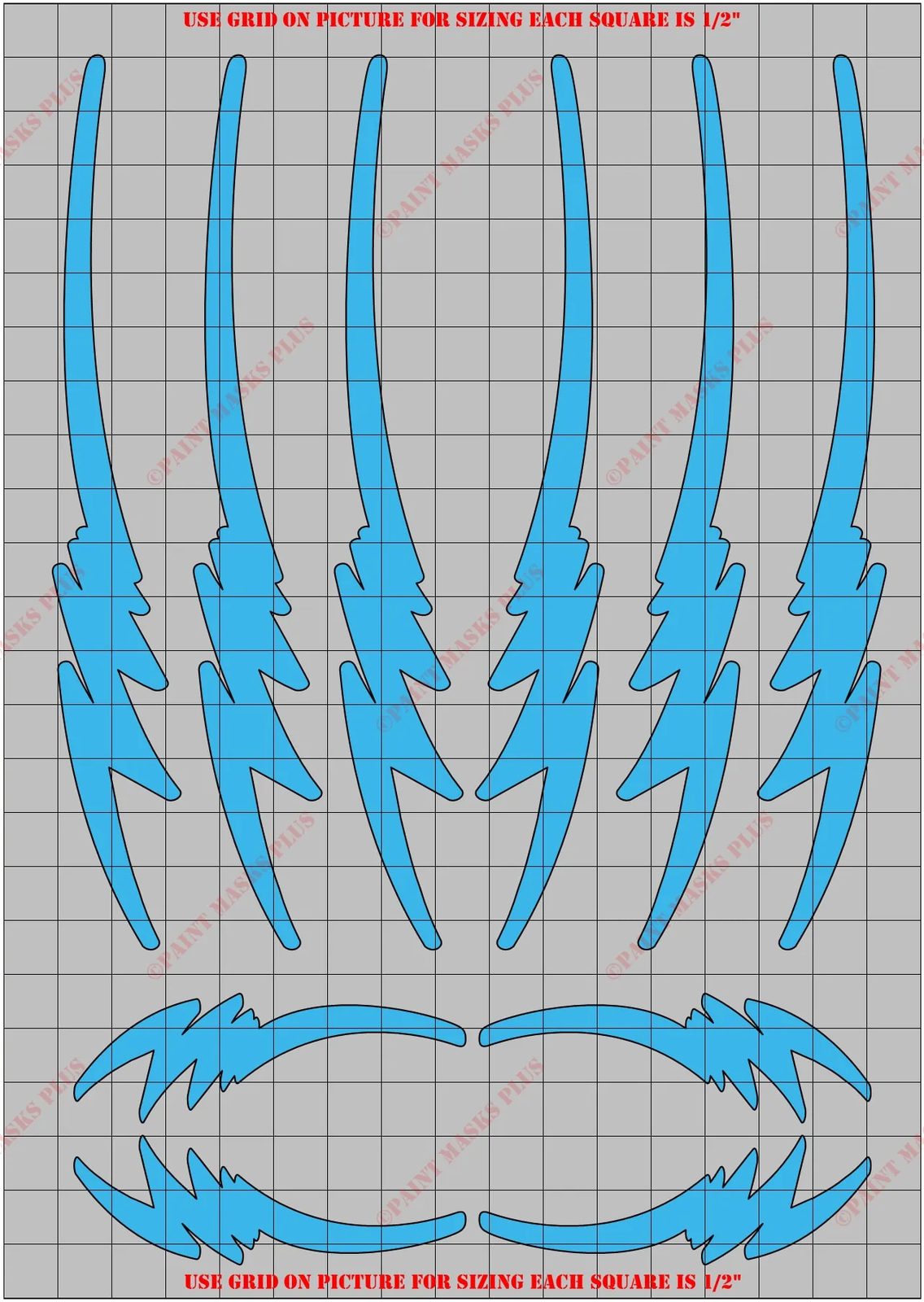 SPG5008P Graphic RC Body Vinyl Paint Mask/ Stencil Kit | eBay