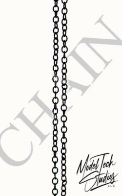 CHAIN CHAIN S Scale Modelers chain approx 12 inches per pack 1/64 scale ...